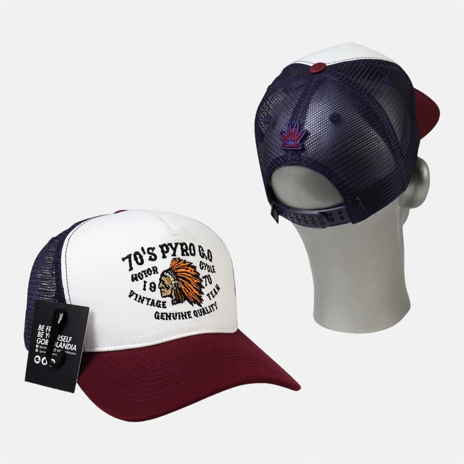Gorra Malla 70´s Pyro Co. - Lat Shop