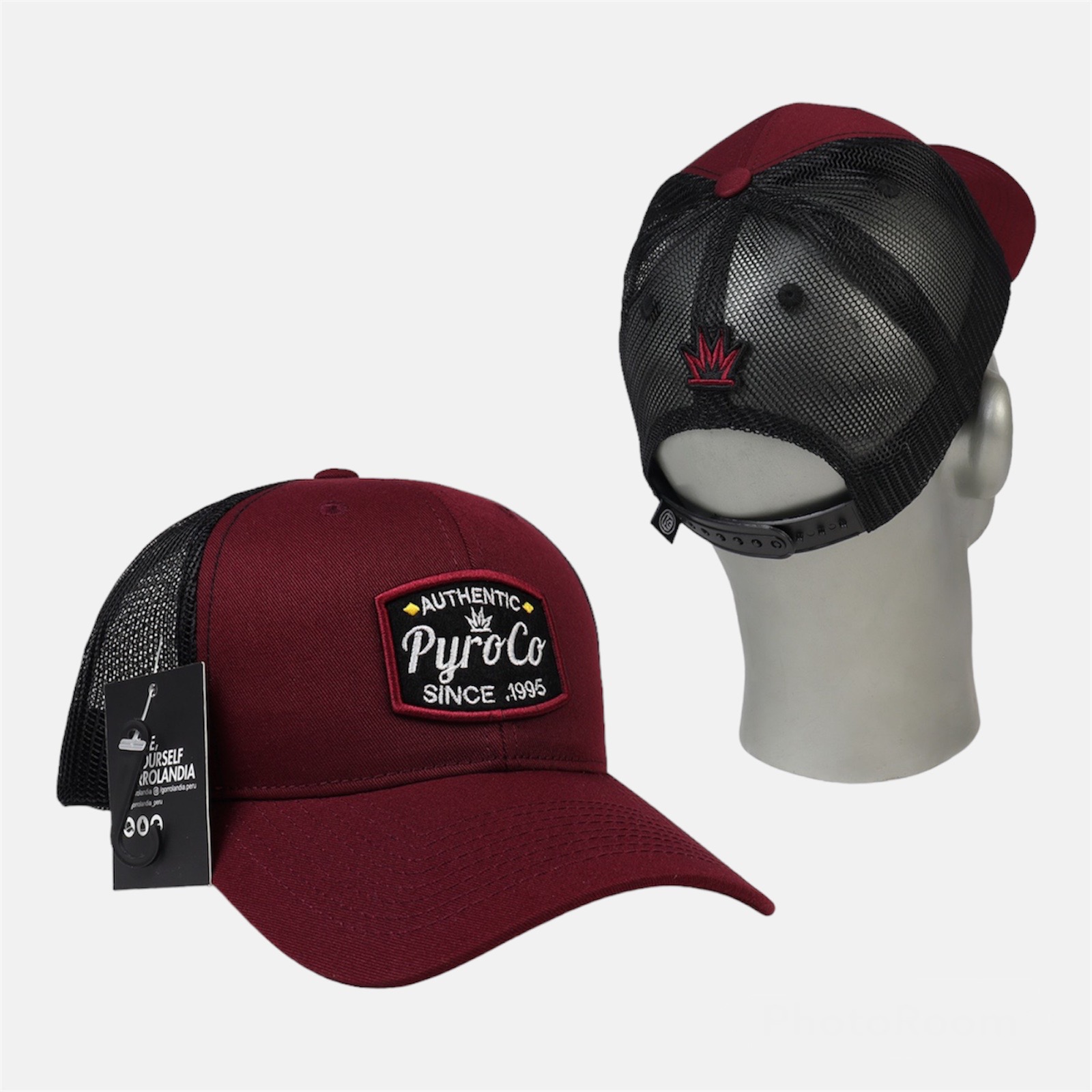 Gorra Malla Pyro Co. Authentic - Lat Shop